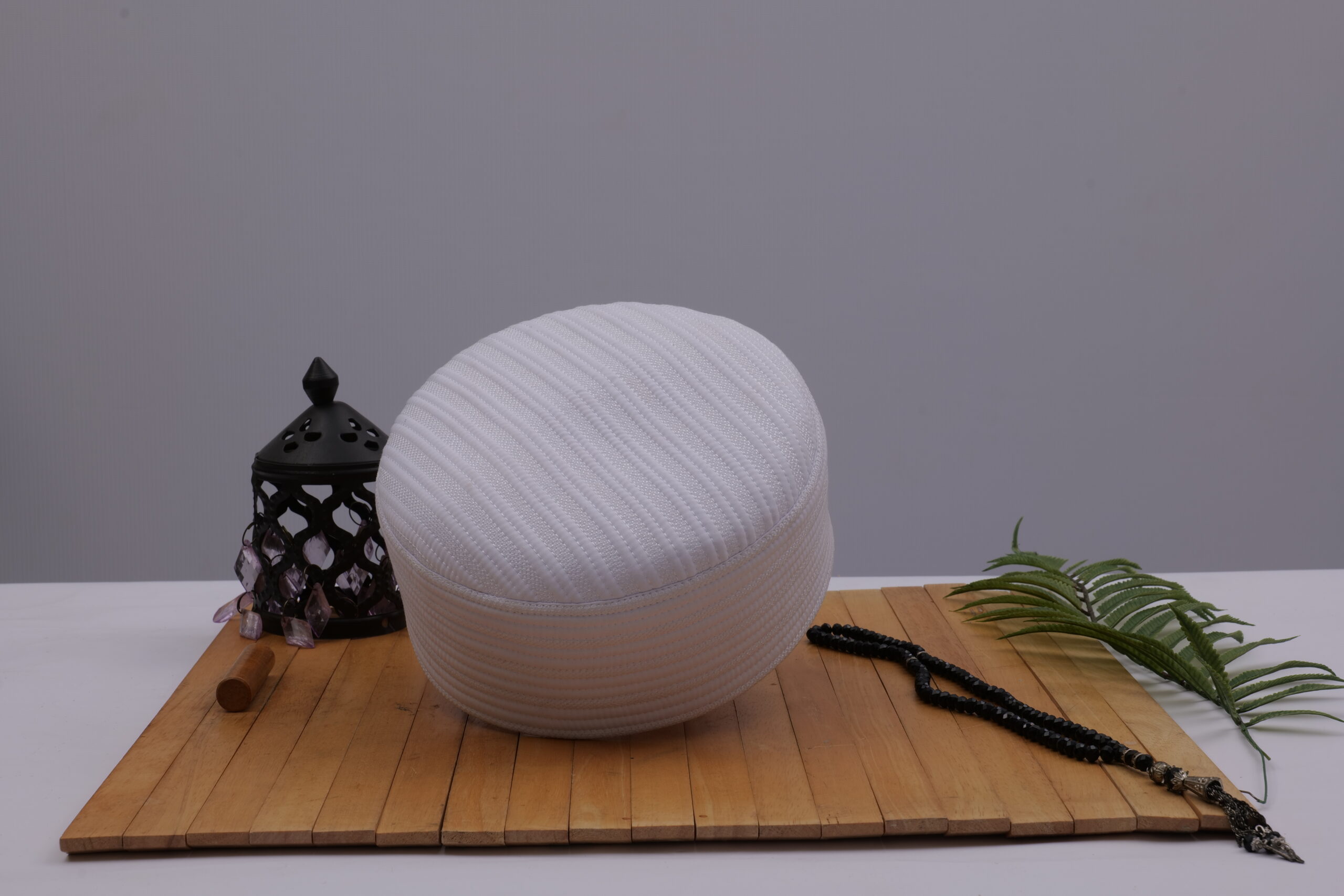 Prayer Cap - White - Al Mustaqeem (House Of Koofis)